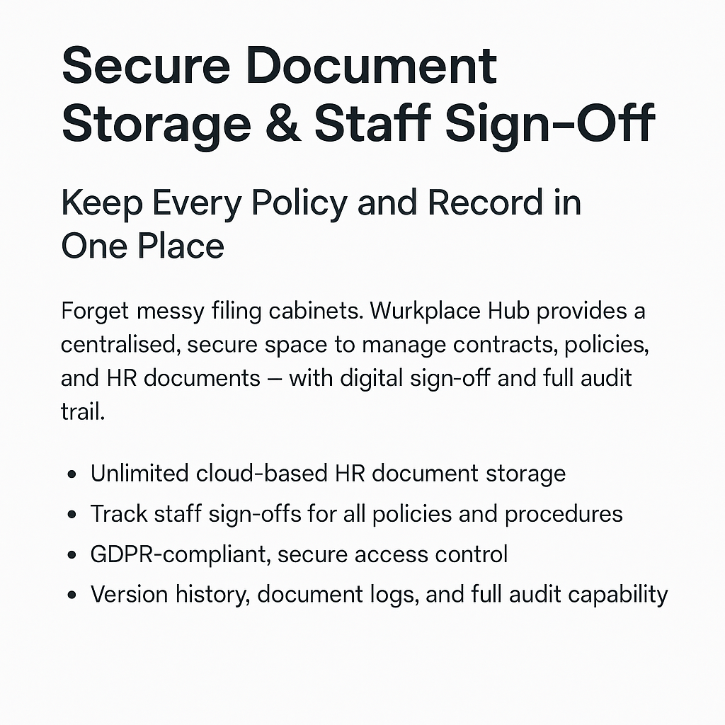 HR Document Management UK Made Simple - Wurkplace Hub